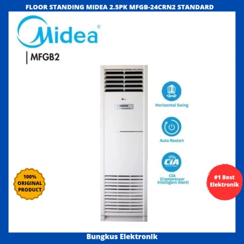 Jual AC FLOOR STANDING MIDEA 2.5PK MFGB-24CRN2 STANDARD AC FLOOR ... Jual AC FLOOR STANDING MIDEA 2.5PK MFGB-24CRN2 STANDARD AC FLOOR ...
