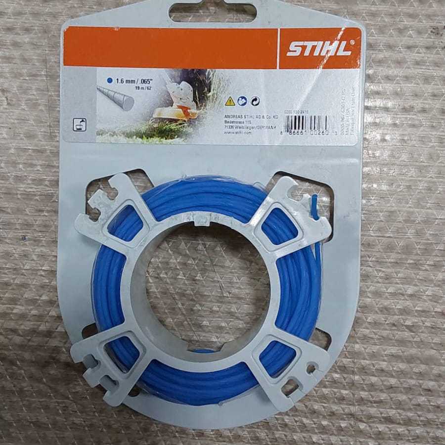 Jual Stihl Senar Mesin Potong Rumput 1,6 mm x 19 Meter Senar Trimmer ...