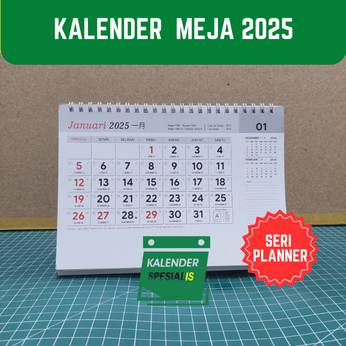 Jual PROMO KALENDER MEJA PLANNER TAHUN 2025 SERI SIMPLE ASTHETIC ...