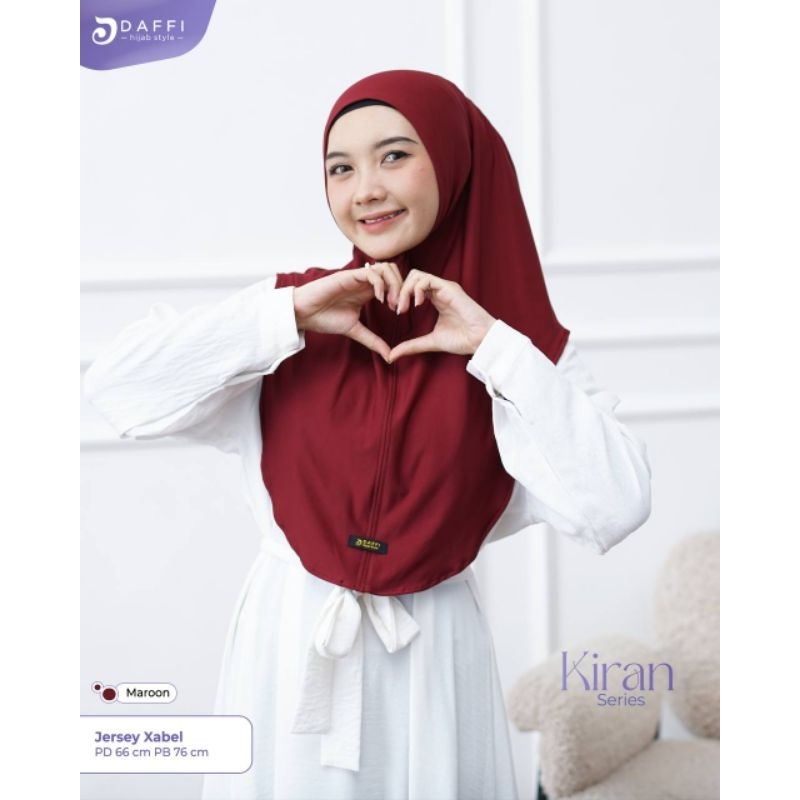 Jual Daffi Hijab KIRAN Jilbab Instan Jersey Non Ped Terbaru 2024 ...