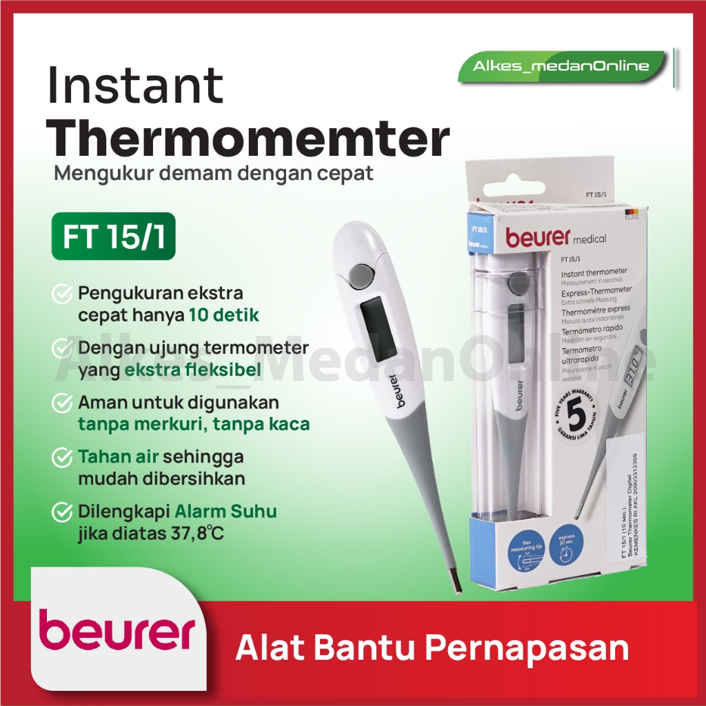 Jual BEURER l Termometer Digital FT 15/1 l Thermometer | Shopee Indonesia