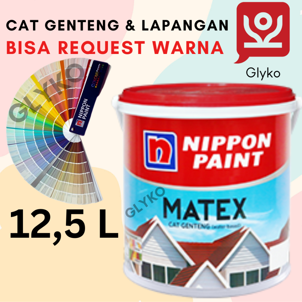 Jual CAT GENTENG MATEX NIPPON PAINT / CAT LAPANGAN / CAT PARKIRAN ...