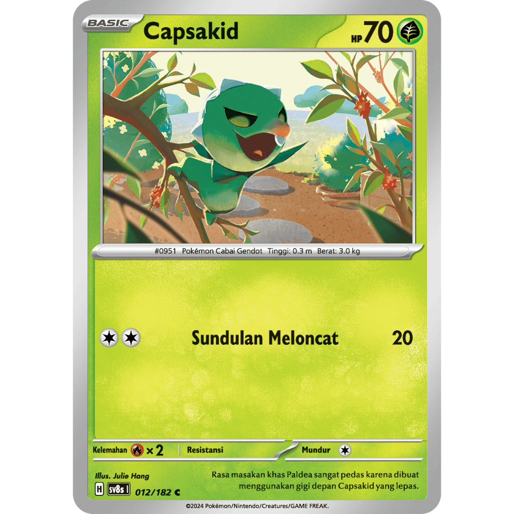 Jual Capsakid Kartu pokemon Capsakid | Shopee Indonesia