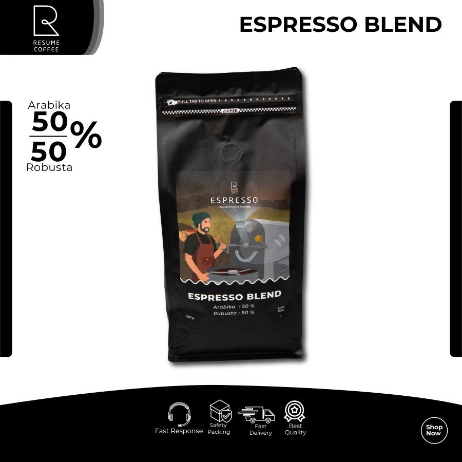 Jual Espresso Blend 1Kg / Biji Kopi For Espresso/ Bubuk Kopi Espresso ...