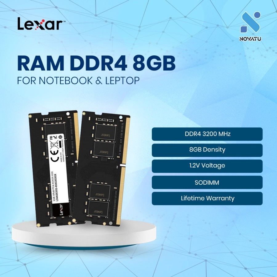 Jual Novatu Gaming - Ram DDR4 8GB 3200Mhz Sodimm Merk Ram Notebook Dan ...