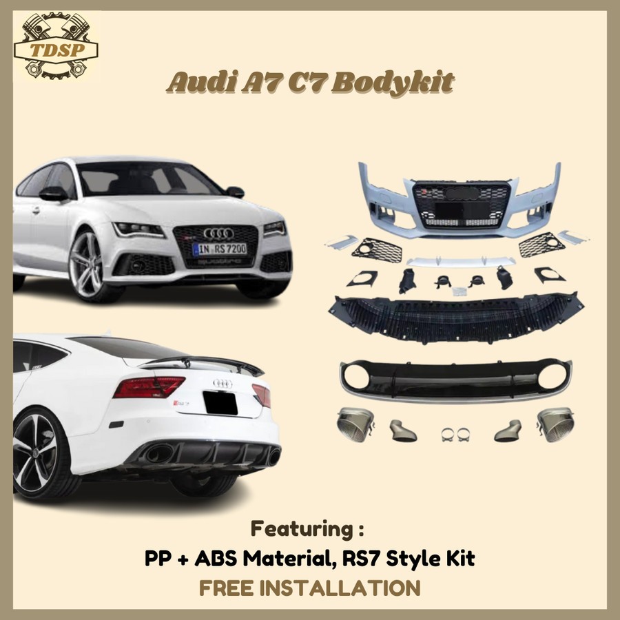 Jual Bodykit Audi A7 C7 RS7 Style Body Kit - Bodykit Only | Shopee ...