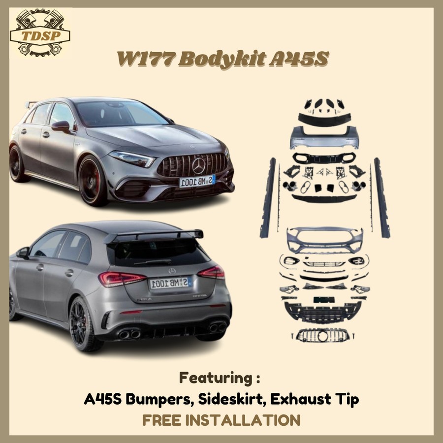 Jual Bodykit Mercedes Benz W177 A45 For A200 A35 Hatchback Body Kit ...