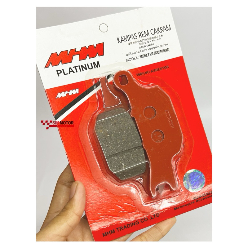 Jual DISPAD BELAKANG KAIN REM CAKRAM BELAKANG SUZUKI SATRIA FU 150 INJECTION/INJEKSI MHM ...