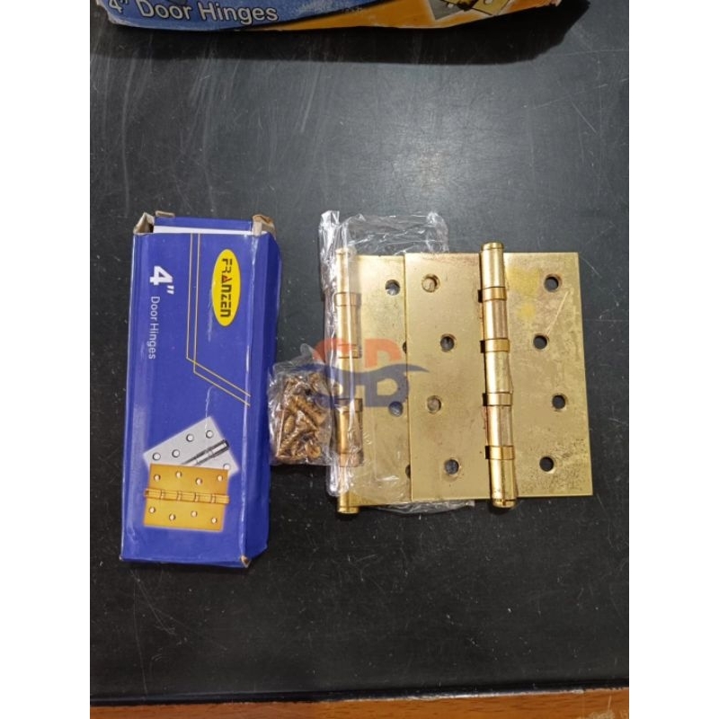 Jual Engsel pintu kuningan / Engsel plat besi kuningan / Engsel Lemari ...