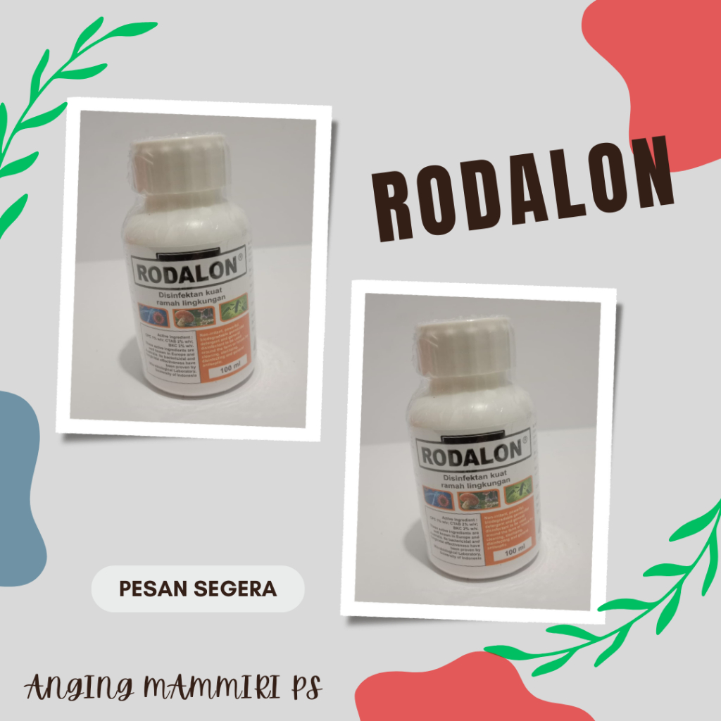 Jual RODALON 100 ML - Disinfektan Pembasmi Virus Kuman Bakteri | Shopee ...