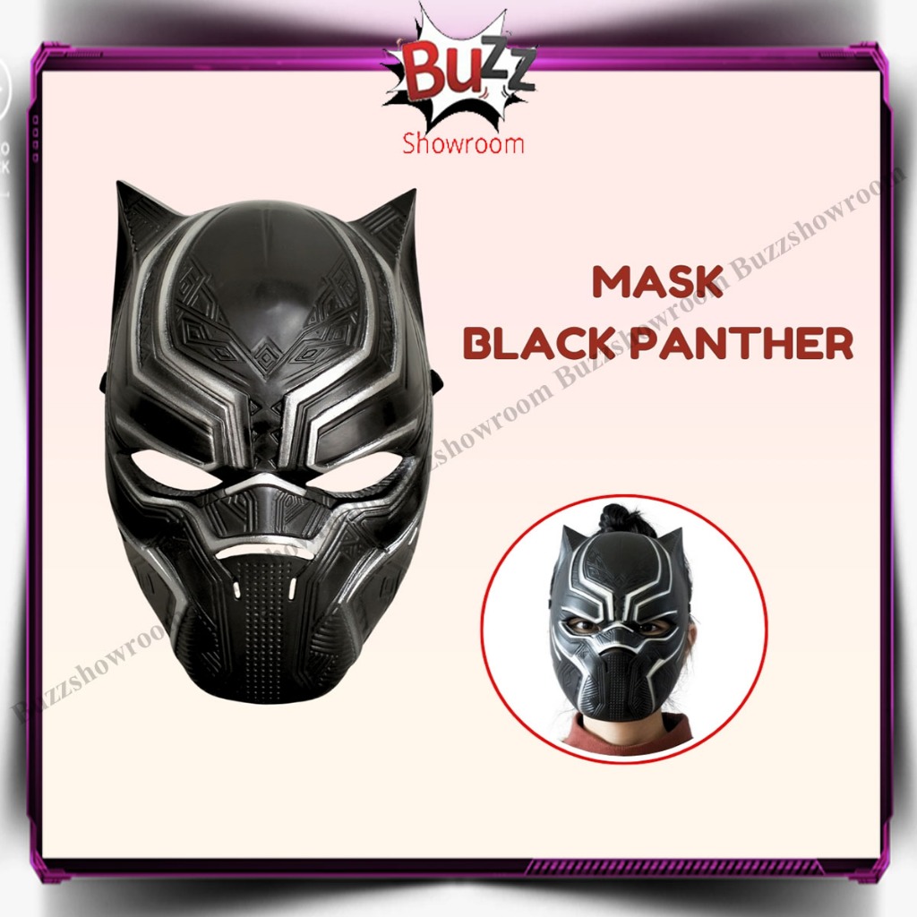 Jual Topeng Anak Karakter Superhero Black Panther Marvel Avengers ...