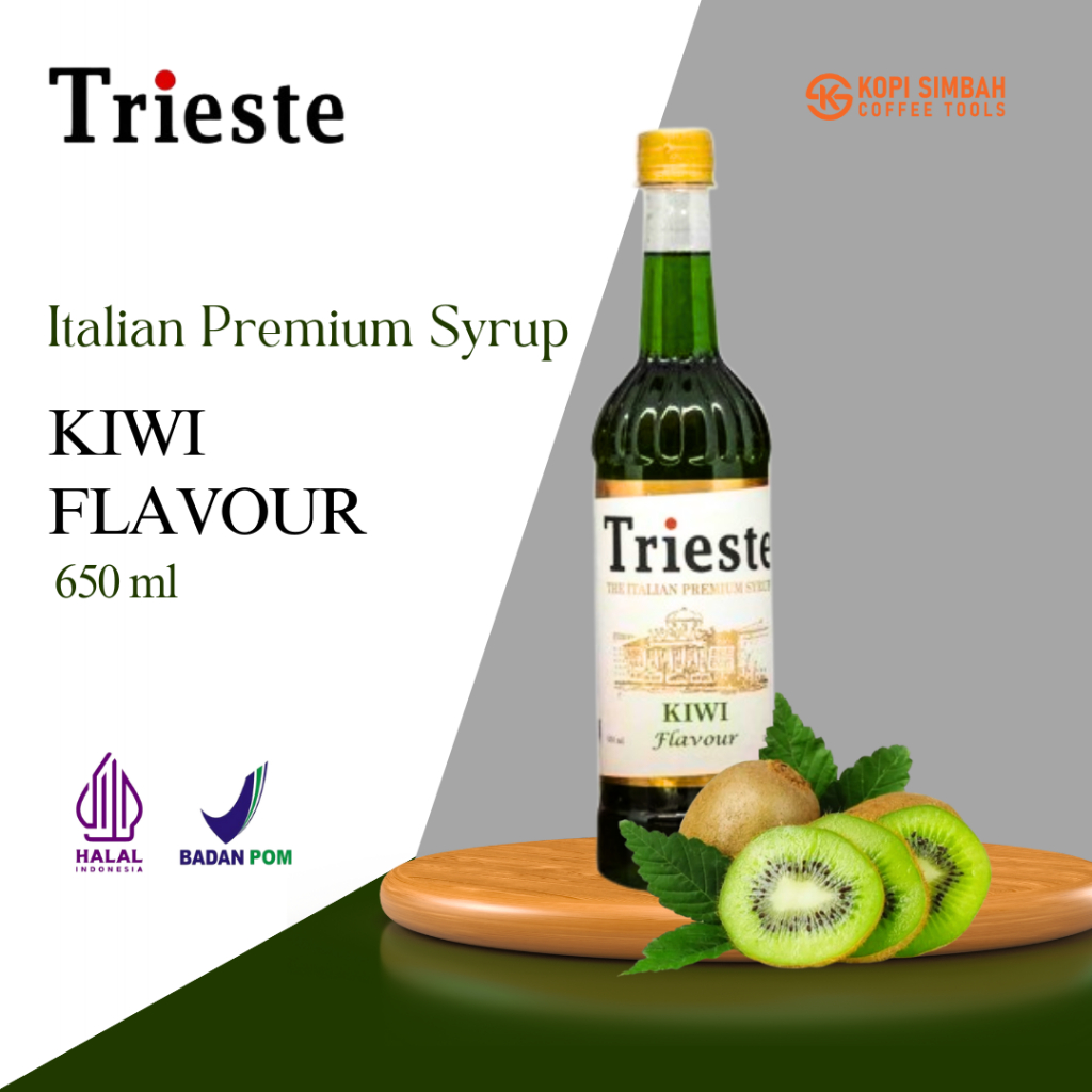 Jual Syrup TRIESTE Rasa KIWI 650 ml Italian Premium Sirup Flavoured ...