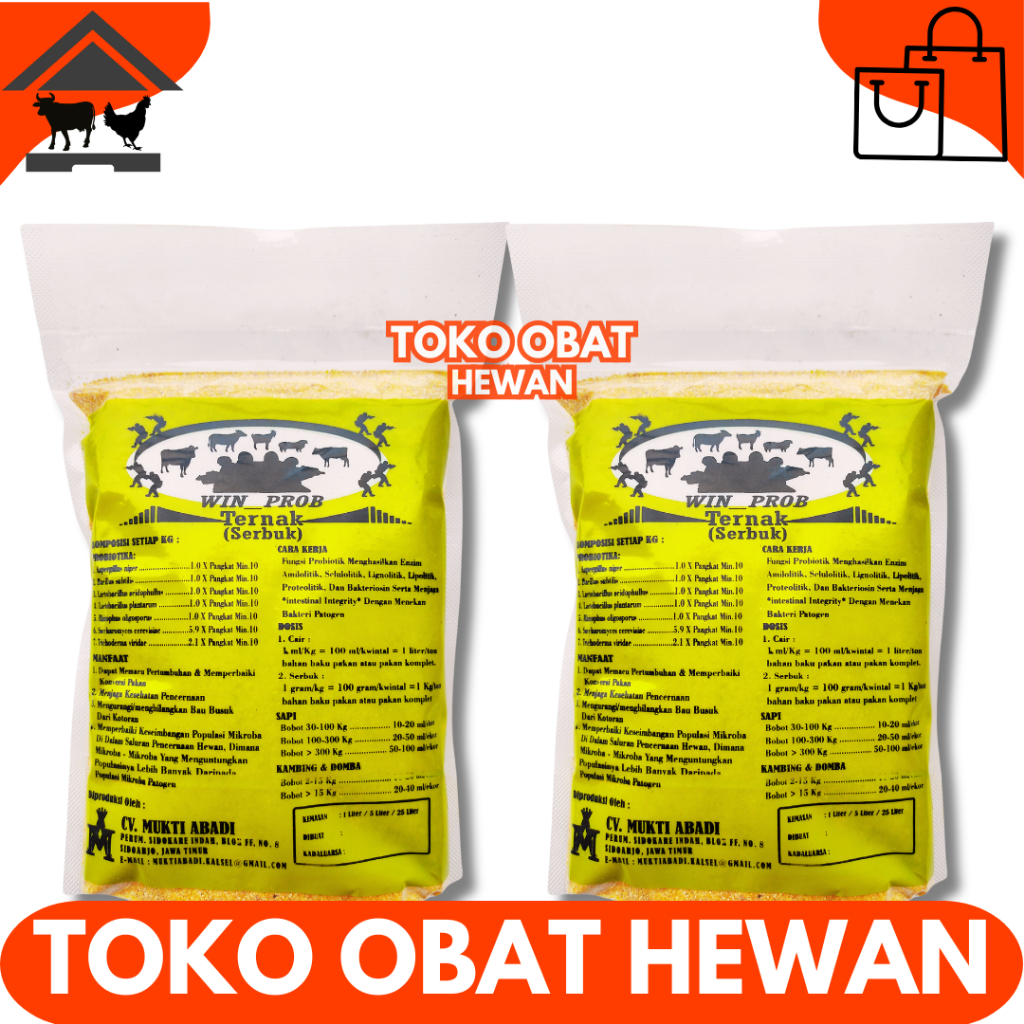 Jual PROBIOTIK WIN PROB KERING SERBUK 1 KG - Probiotik Ternak ...