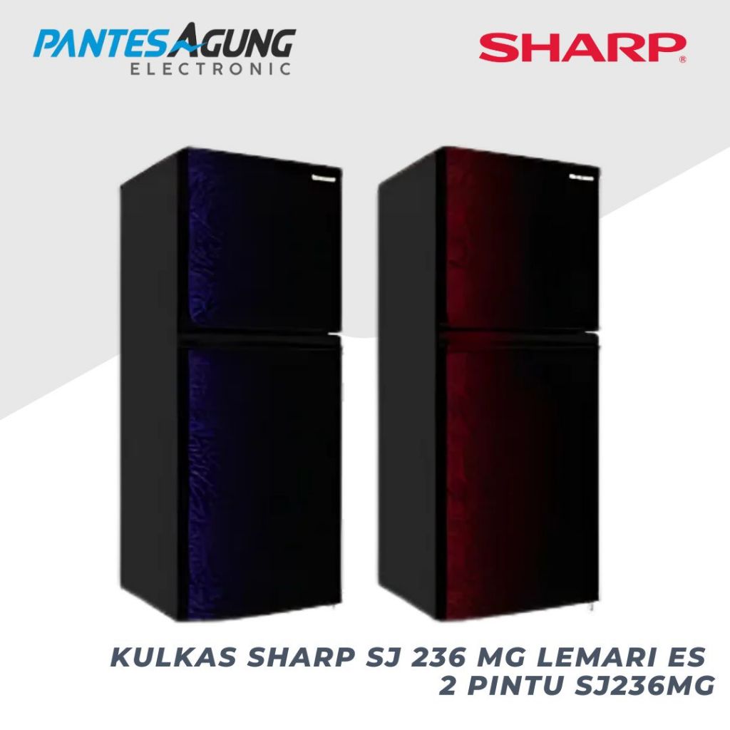 Jual KULKAS SHARP SJ 236 MG LEMARI ES 2 PINTU SJ236MG | Shopee Indonesia