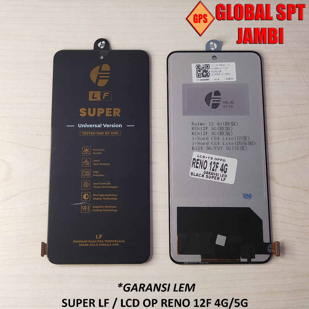 Jual LCD TOUCHSCREEN OPPO RENO 12F 4G/5G / RENO 12 FS / REAL 12 4G ...