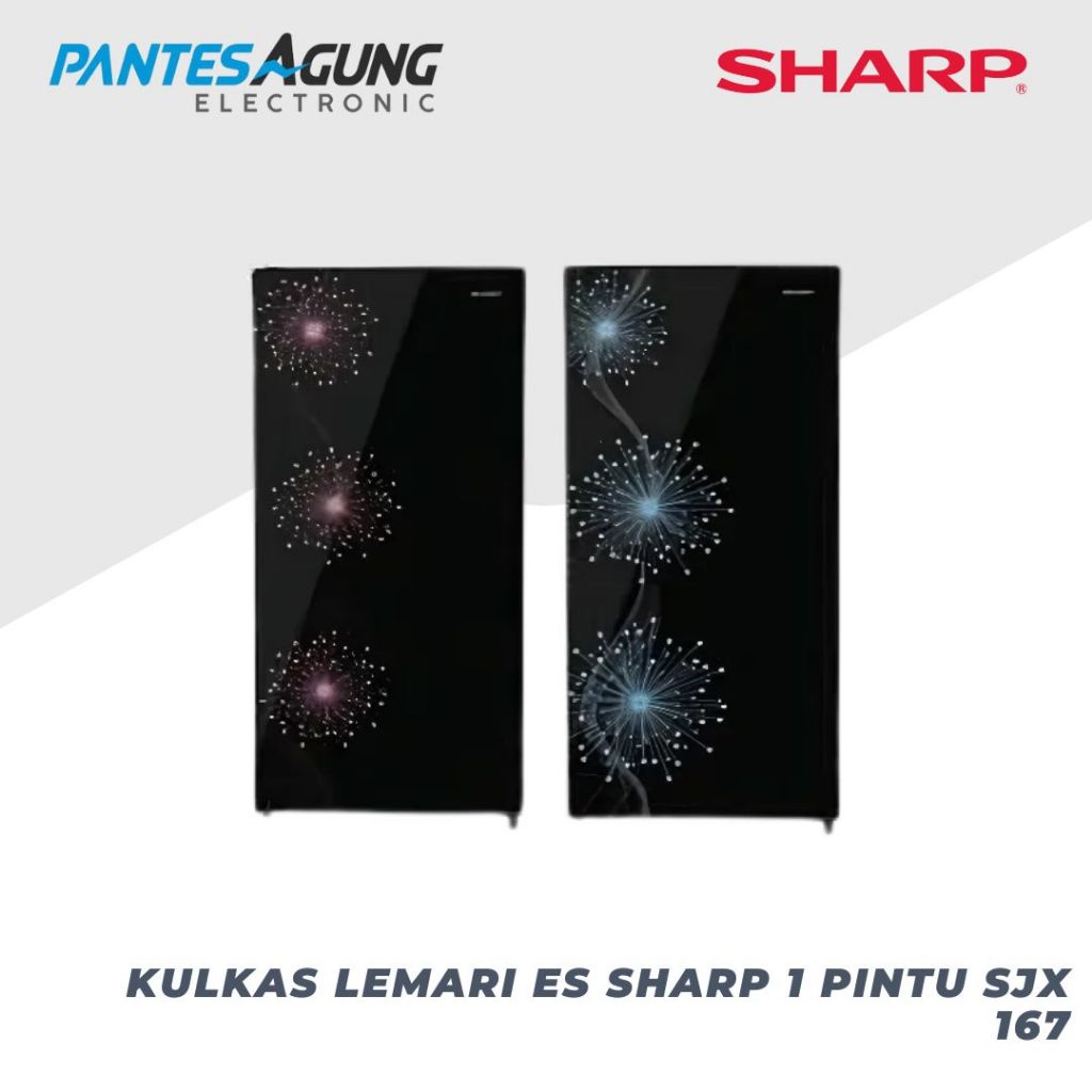 Jual kulkas lemari es sharp 1 pintu sjx 167 | Shopee Indonesia