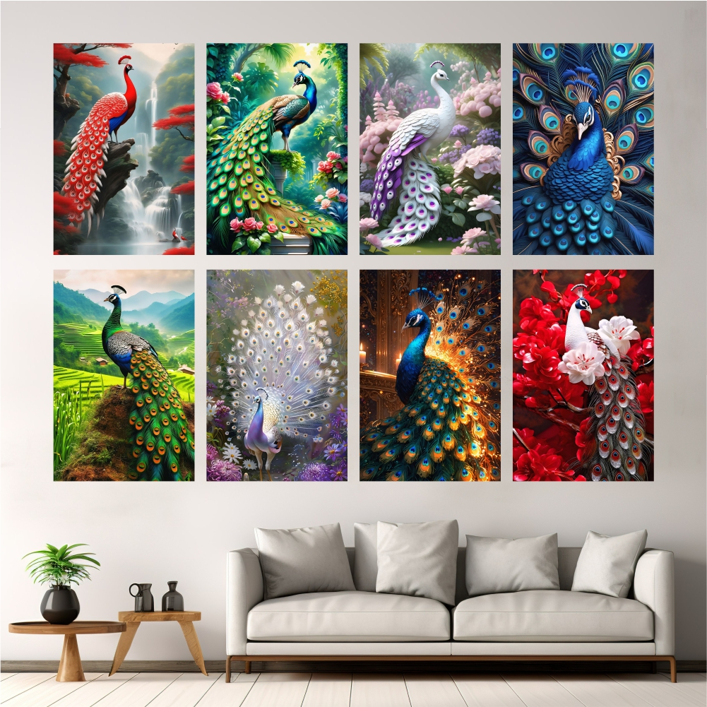 Jual Hiasan Dinding Burung Merak | Poster Kayu Merak | Shopee Indonesia