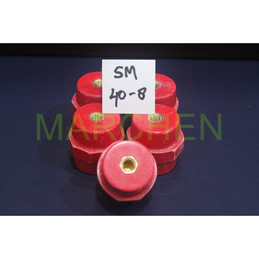 Jual ISOLATOR BUSBAR BUS BAR INSULATOR SM 40 - 8 MERAH | Shopee Indonesia