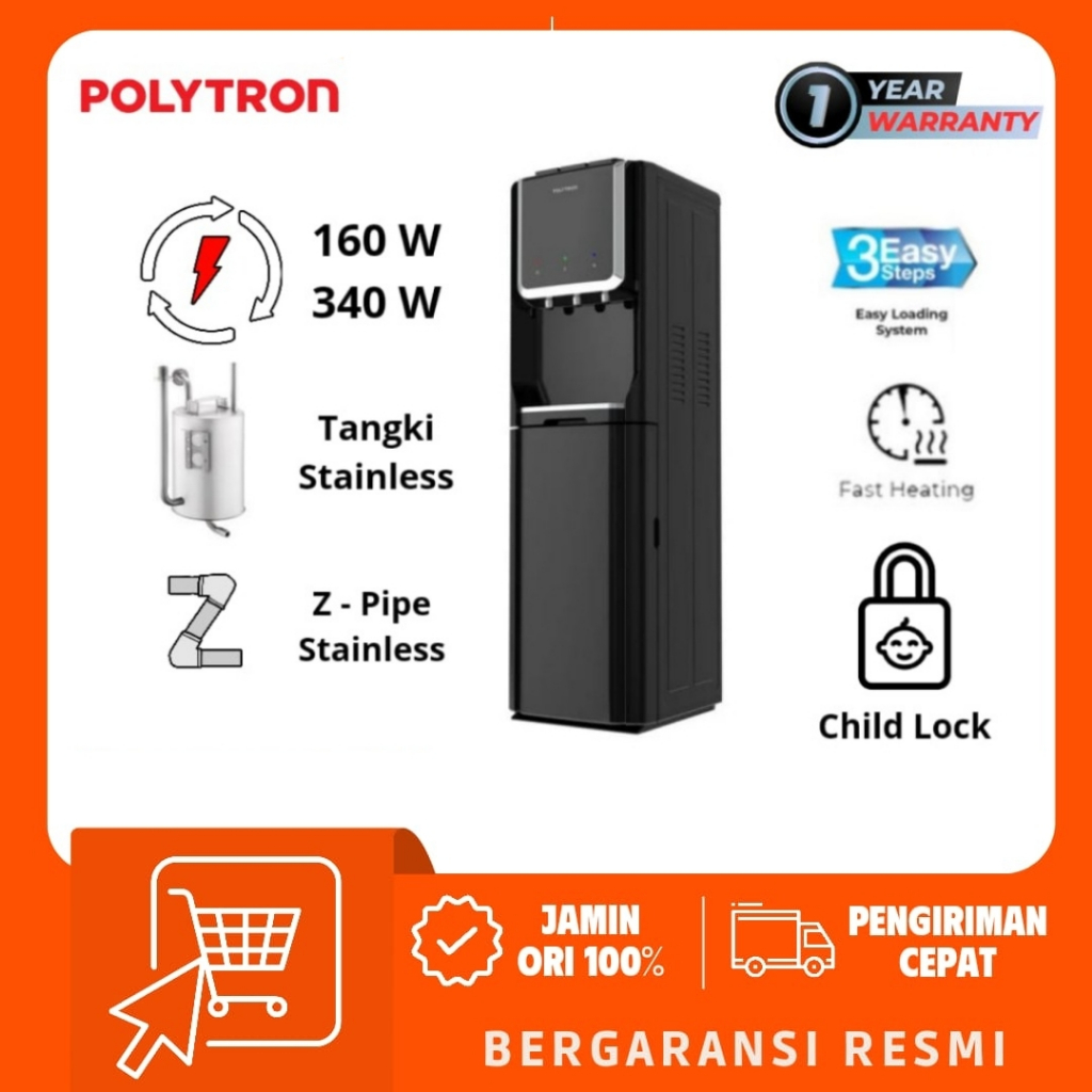 Jual POLYTRON PWC615X DISPENSER GALON BAWAH PWC 615 KOMPRESOR PS ...