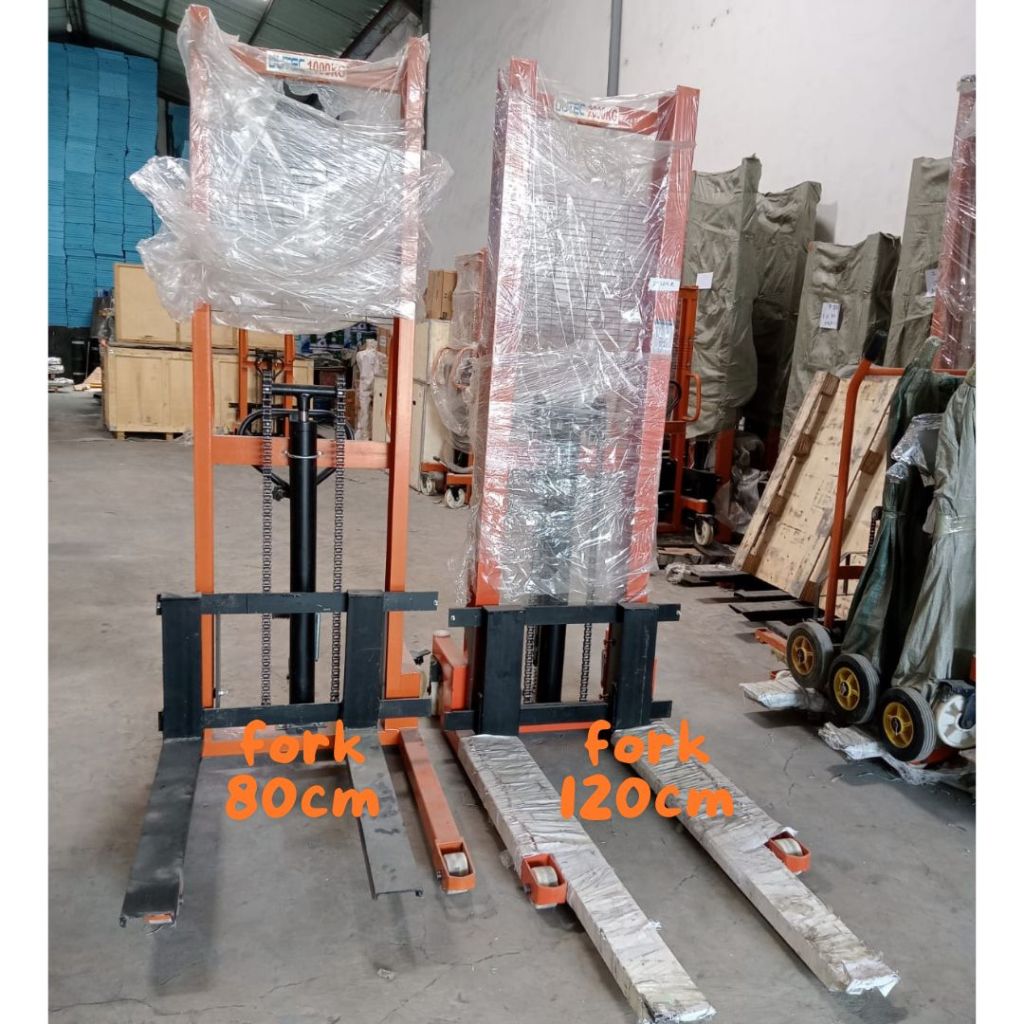 Jual Hand Stacker Manual 2 Ton 1,6 Meter Fork 1,2 Meter Dutec | Shopee ...