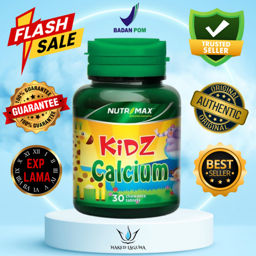 Jual NUTRIMAX KIDZ CALCIUM 30 Tablet Kunyah Calsium Pertumbuhan Tinggi ...