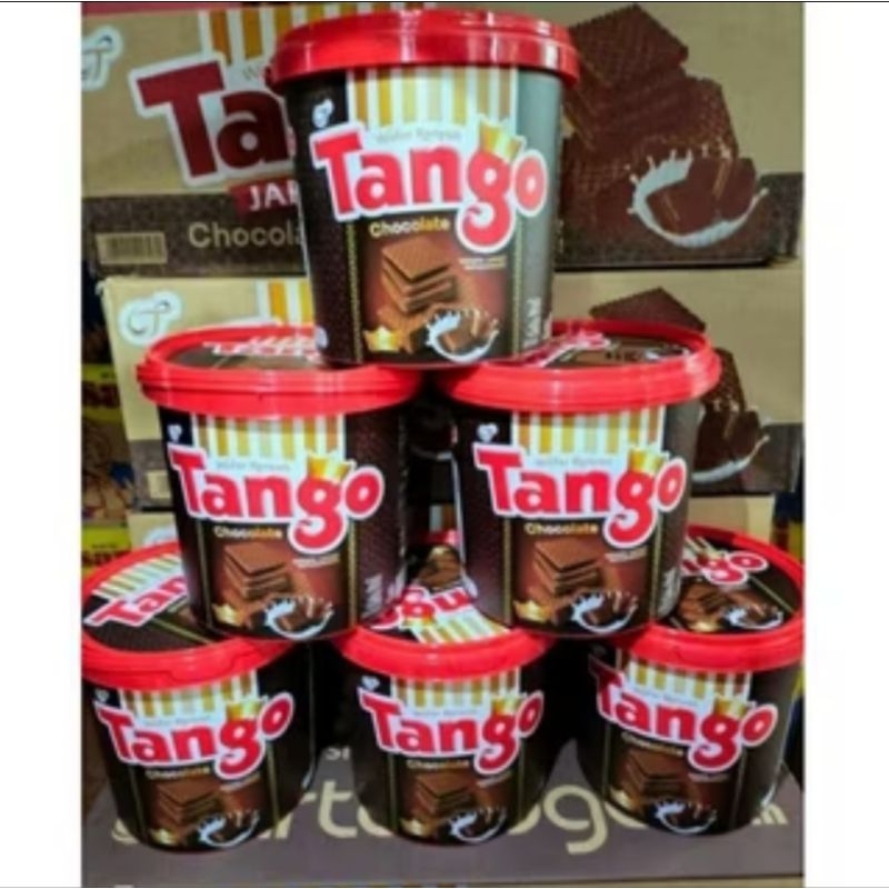 Jual Jajanan Cemilan Tango Jar Chocolate 240gr 1 Dus isi 6 | Shopee ...