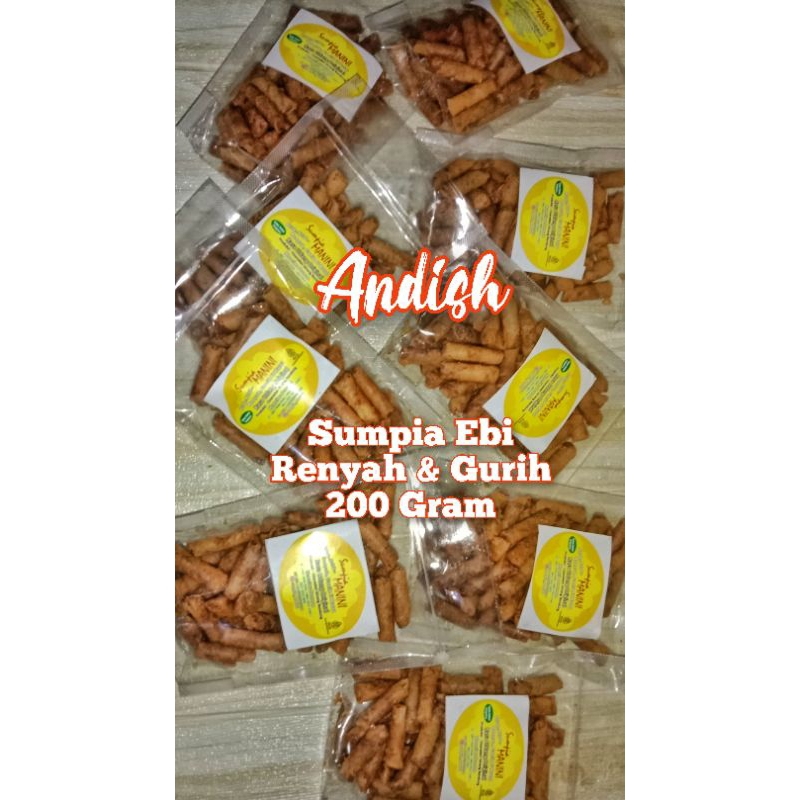 Jual Sumpia Ebi Premium Cemilan Enak, Renyah & Gurih. Berat 200 Gram ...