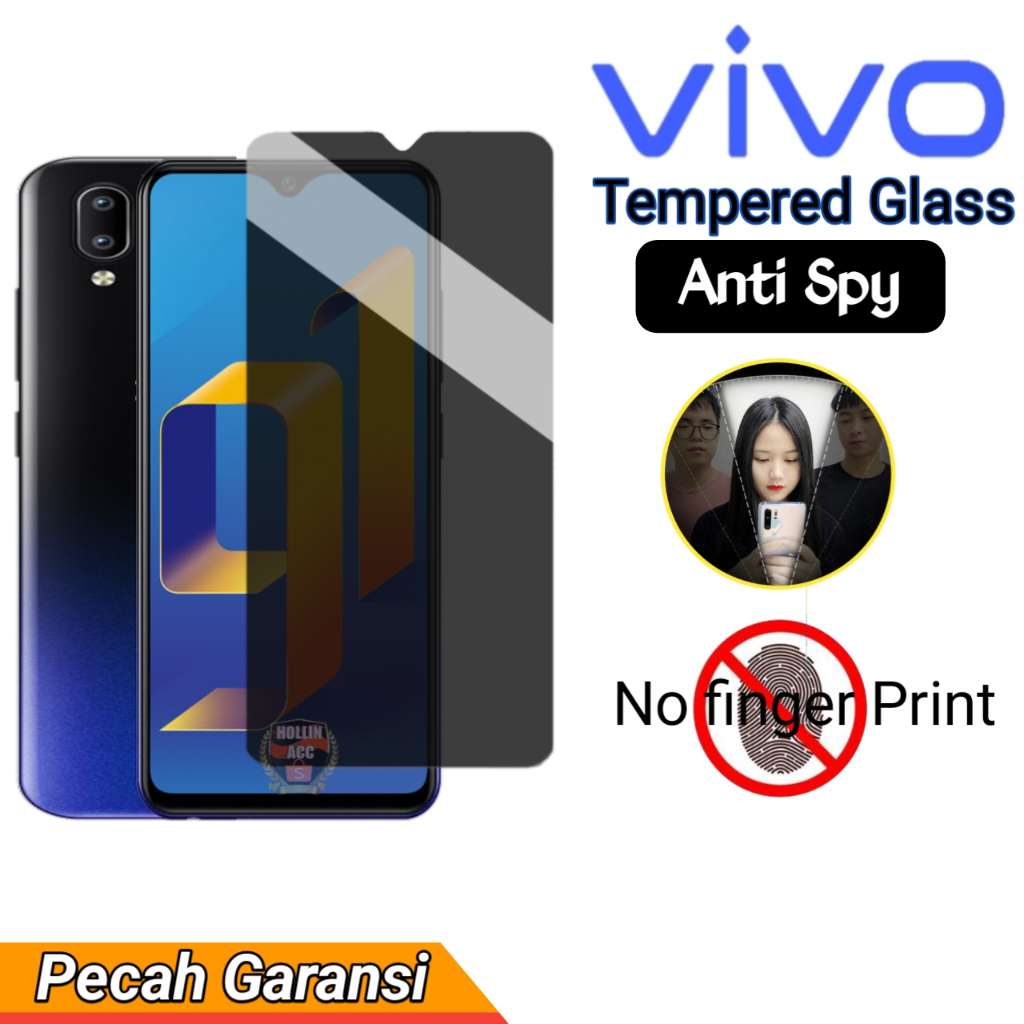 Jual Tempered Glass Anti Spy Vivo Y91 Y90 Y91C Y93 Y95 Y97 Y71 Y81 Y83 Y85 Y01 Anti Gores anti ...