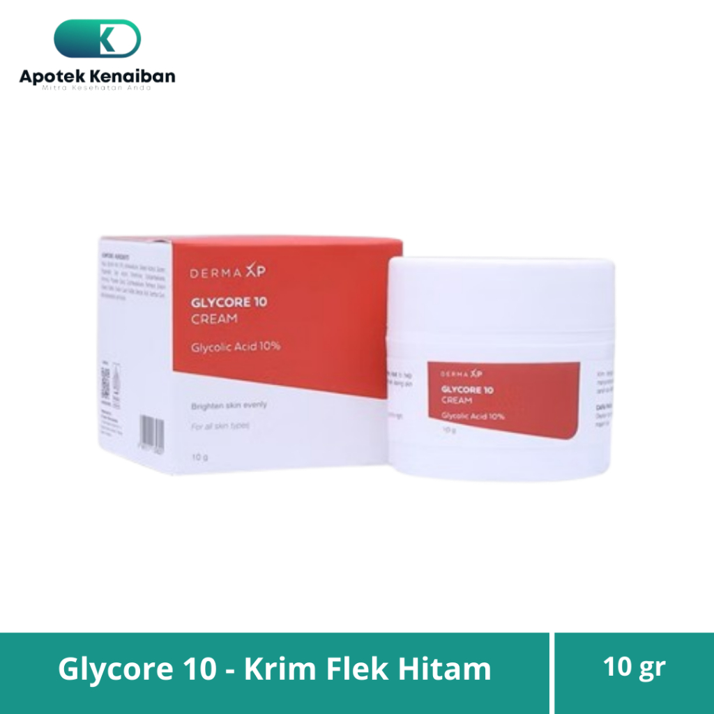 Jual GLYCORE 10 CREAM 10 GR / GLYCOLIC ACID 10% / KRIM FLEK HITAM ...