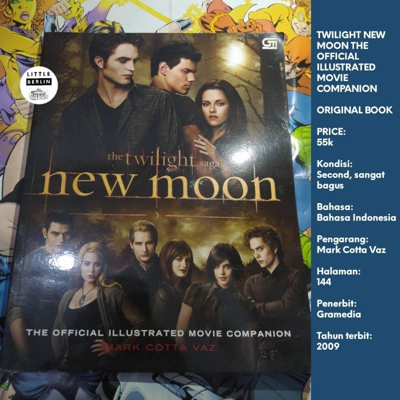 Jual ORIGINAL Majalah TWILIGHT NEW MOON The Official Illustrated Movie ...
