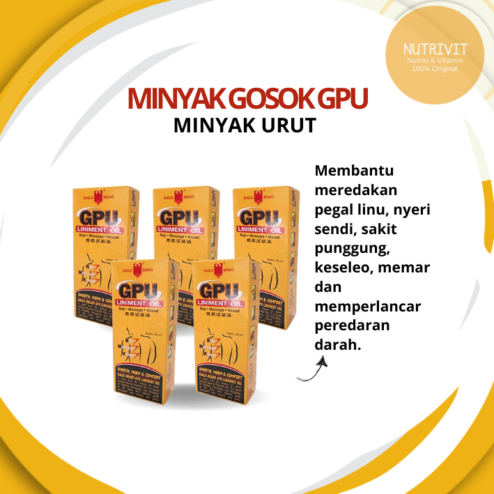 Jual MINYAK GOSOK GPU ALL VARIANT 100% ORIGINAL | Shopee Indonesia