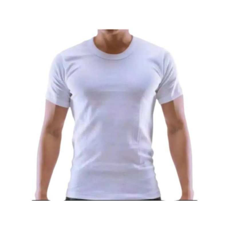Jual Kaos Polos Putih Lengan Pendek Kaos Dalam Pria Oblong Daleman Laki ...