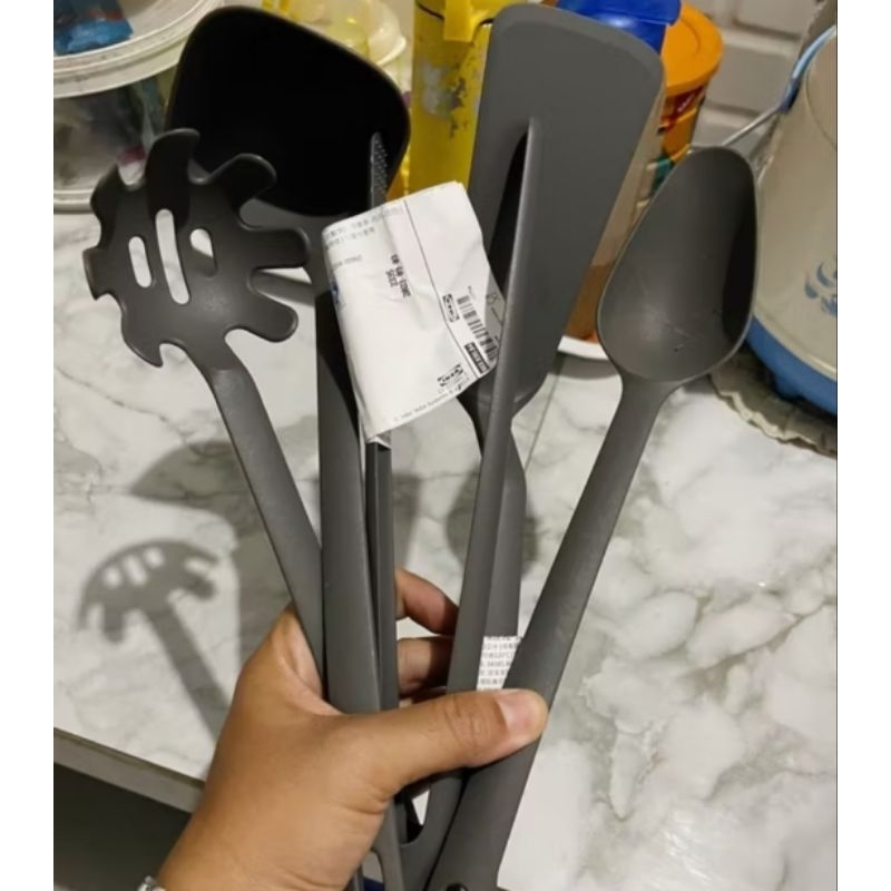 Jual [READY SIAP KIRIM] FULL4ND Peralatan dapur, set isi 5 warna abu ...
