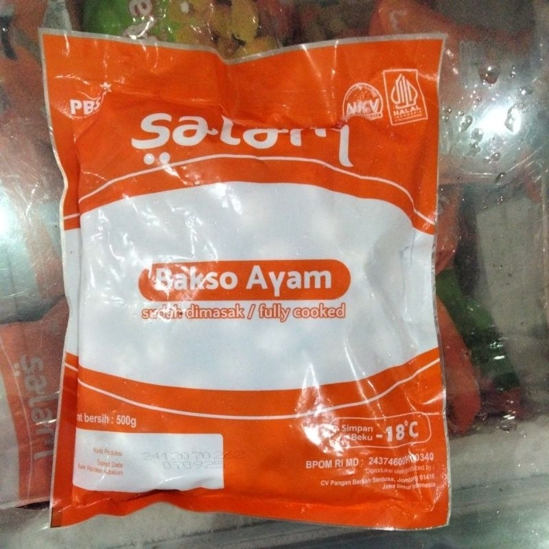 Jual Olahan makanan Beku Baso kerikil SALAM Bakso Ayam 500gr | Shopee ...