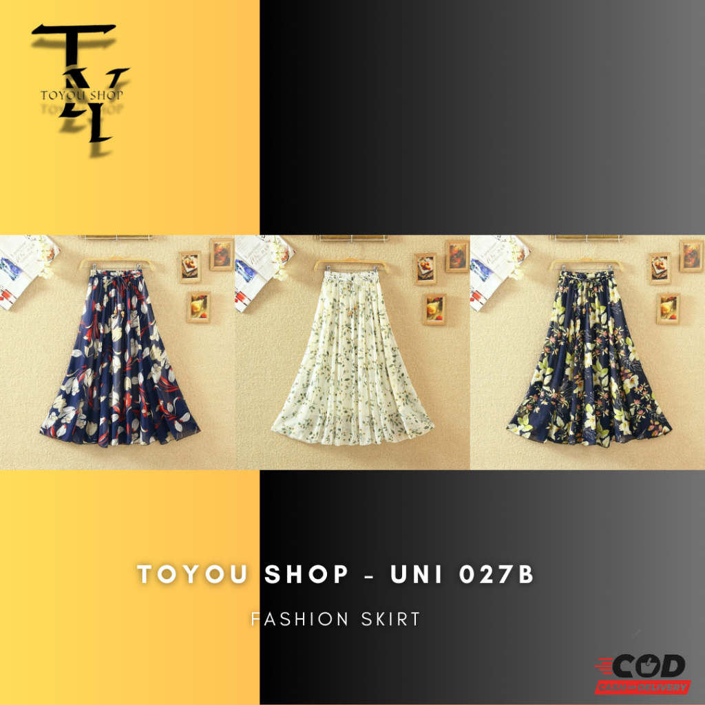 Jual [UNI 027B] ROK PANJANG | ROK KOREA | FASHION SKIRT KOREA | ROK ...