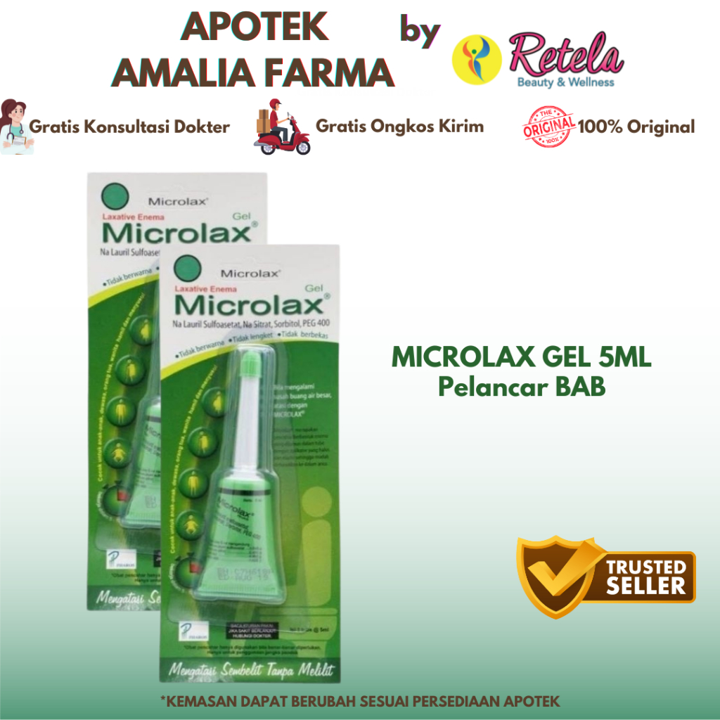 Jual MICROLAX GEL OBAT PENCAHAR 5ML | Shopee Indonesia