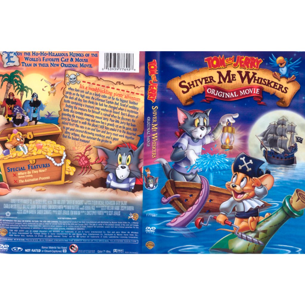 Jual Film Dvd Tom and Jerry Shiver Me Whiskers 2006 High Quality Teks ...