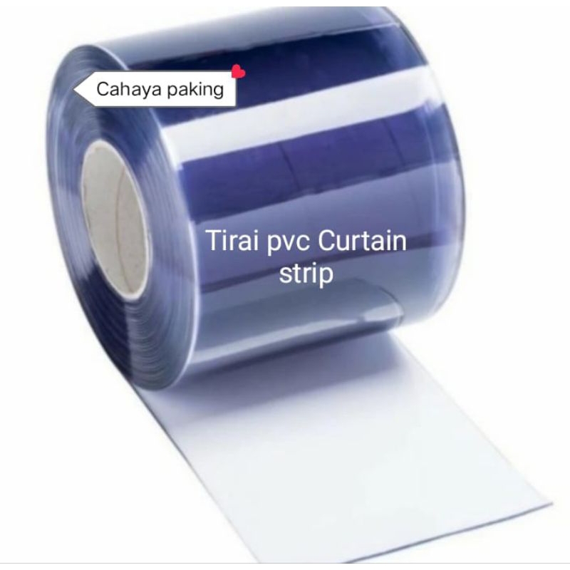 Jual Plastik tirai pvc curtain strip uk.2mm x 20cm x 50mtr/Roll (varian ...