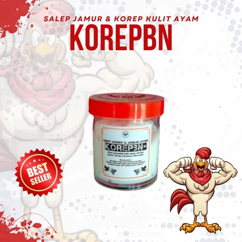 Jual salep ayam penyakit kurap jamur buras kurapan KOREPBN+ | Shopee ...
