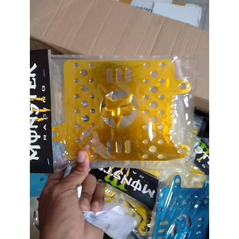 Jual Tutup cover radiator Yamaha Vixion old new logo fox warna ...