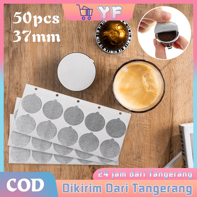 Jual 50Pcs Kapsul Kopi Isi Ulang Segel Stiker/Empty Coffee Capsule ...