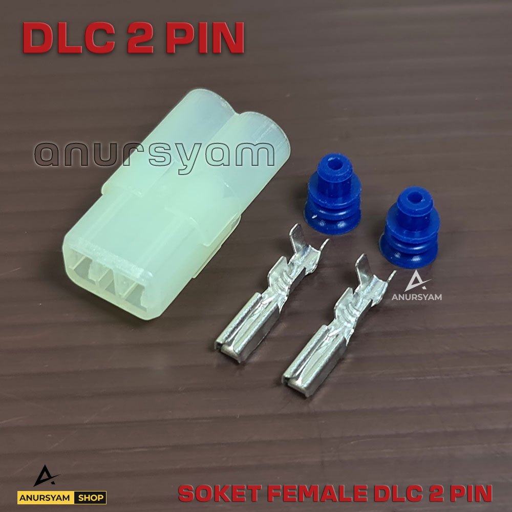 Jual Soket FeMale DLC 2 Pin - Socket DLC 2Pin | Shopee Indonesia