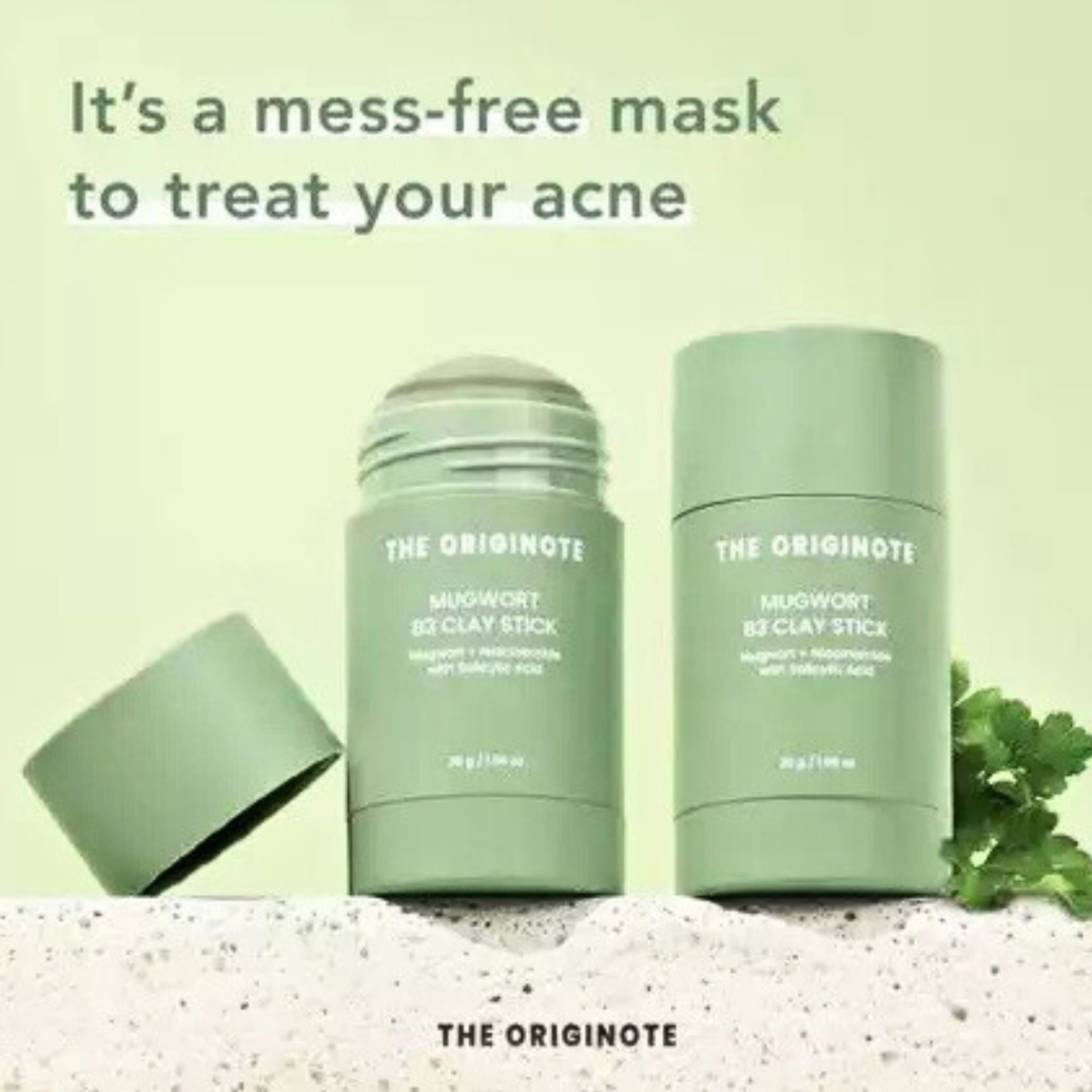 Jual 𝗝𝗨𝗡𝗞𝗜𝗘 𝗠𝗔𝗞𝗘𝗨𝗣 - The Originote Mugwort B3 Clay Stick Mask 100% ...