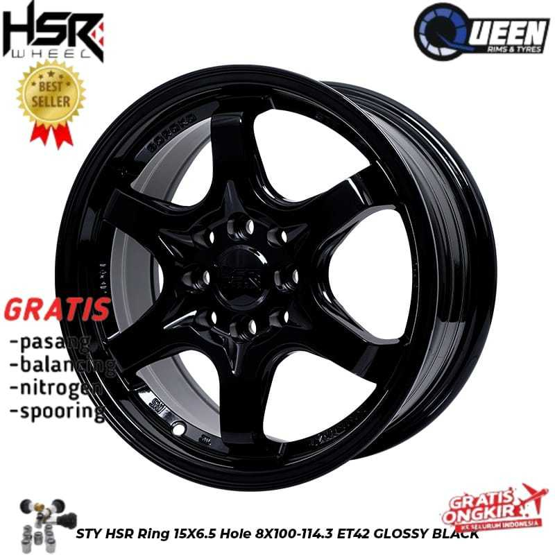 Jual Velg Mobil Racing RING 15 HSR Sty R15 Brio,Mobilio,Avanza,Binguo,Yaris,freed,Jazz,Sigra ...