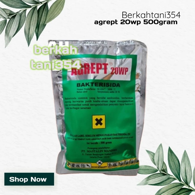 Jual Fungisida bakterisida agrept 500gram bacterisida fungisida agrep ...