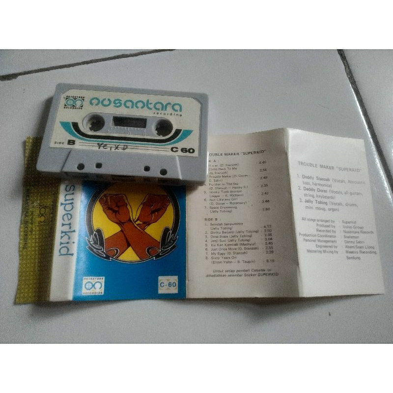 Jual Kaset pita Superkid Troublemaker rilisan pertama original | Shopee ...