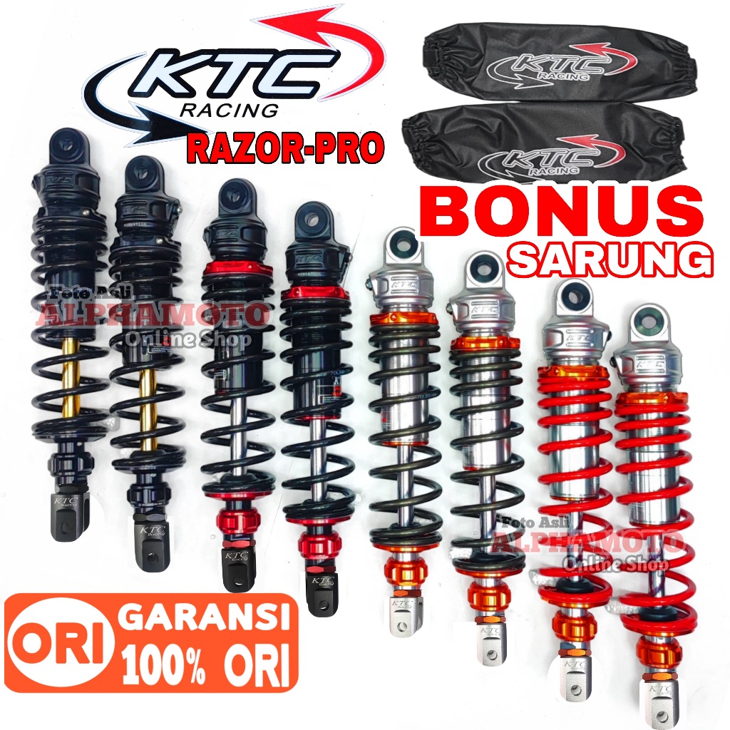 Jual shock ktc razor pro nmax racing shockbreaker all new pcx 150 160 ...