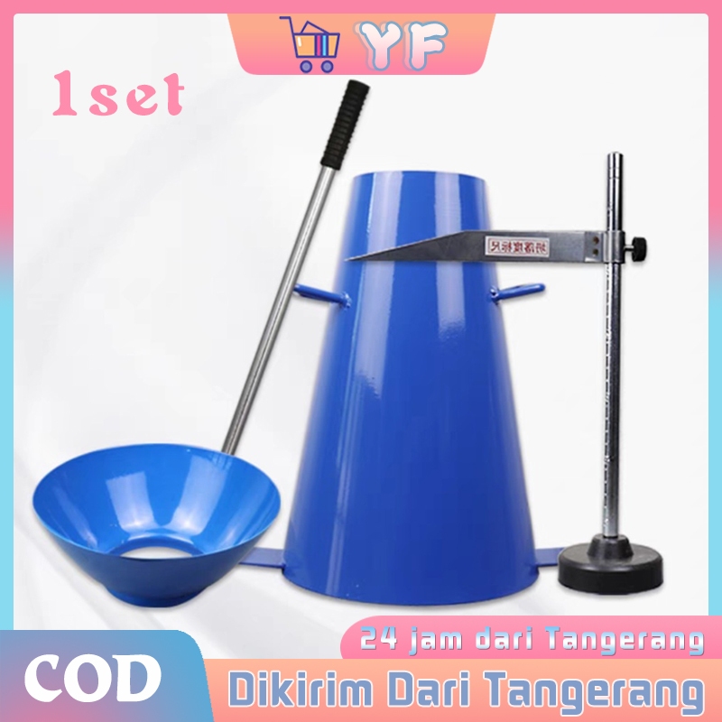Jual Corong Slump Test Beton/Slump Test 1set/Alat Slump Test Set ...
