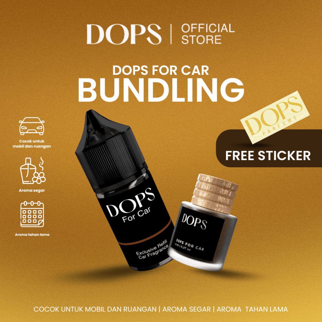 Jual Bundling Dops for Car | Parfum Mobil Gantung Mewah 8ml & Refill ...