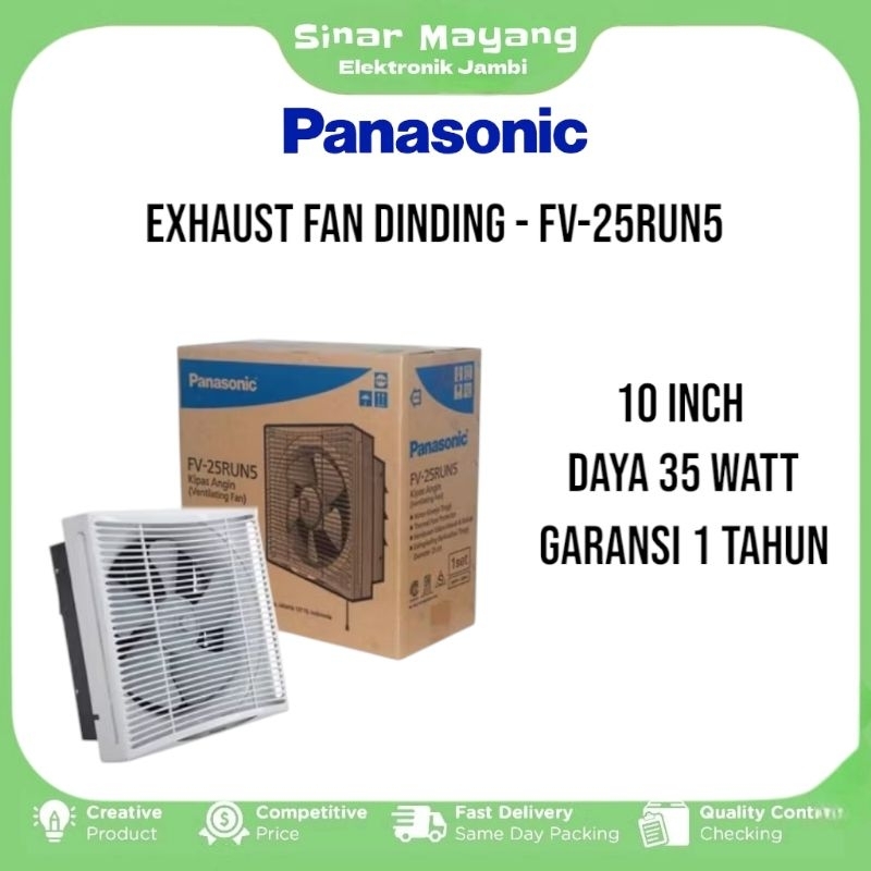 Jual Exhaust Fan PANASONIC FV-25RUN5/ Exhaust Fan 10 Inch PANASONIC/ Garansi Resmi PANASONIC ...